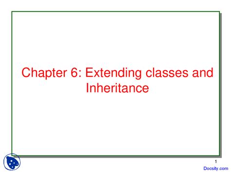 Extending Classes And Inheritance Object Oriented And Gui Programming