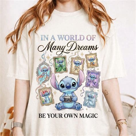 Disney Stitch Princess Png For Girls Magical Birthday Shirt Be Your