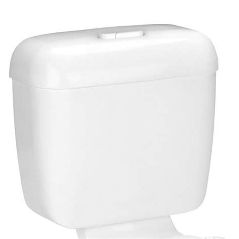 Stylus Tasman Plastic Cistern Link And Seat Dual Flush White