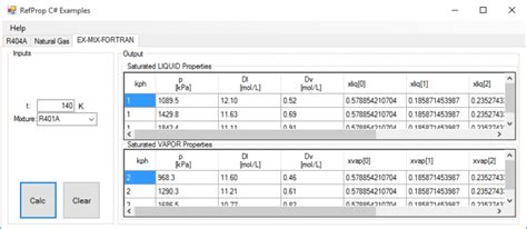 RefProp C Interface IRefProp Open Source Project Mill Creek Systems Inc