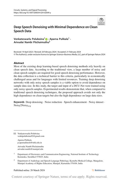 Deep Speech Denoising With Minimal Dependence On Clean Speech Data