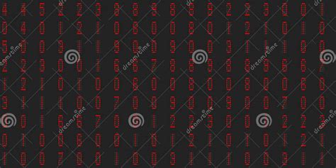 red abstract display digit pattern electronic numbers background cyberspace texture numeric