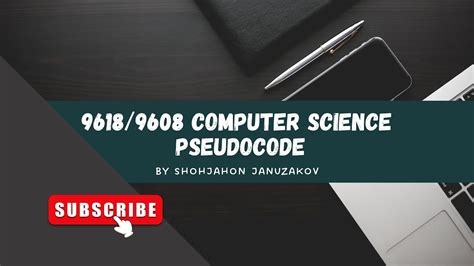 Pseudocode Solved Cambridge Computer Science Past Paper Questions