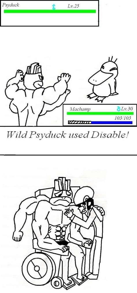 Psyduck Used Disable R Pokemon