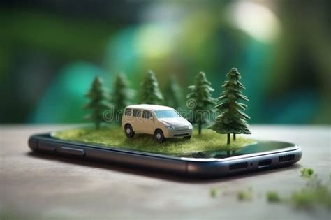 Gps Position Navigation Map Location Mobile Direction Travel Point Phone Generative Ai Stock