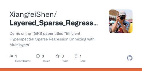 Github Xiangfeishenlayeredsparseregressionunmixing Demo Of The