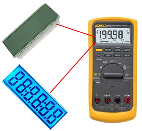 custom 7 segment lcd reflective display module tn digit lcd postive