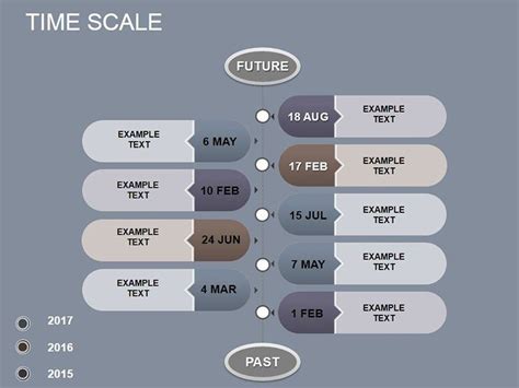 Time Scale PowerPoint Charts Template Presentations