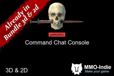 Ummorpg 2d And 3d Addon Command Chat Console By Mmo Indie