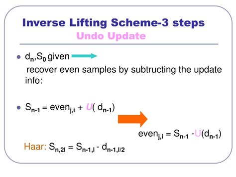 ppt lifting scheme powerpoint presentation free download id 243880