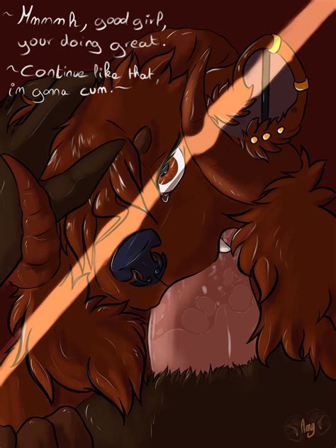 Rule 34 Absurd Res Amy Rasc Anthro Bodily Fluids Brown Eyes Drooling Duo Ear Piercing Fellatio