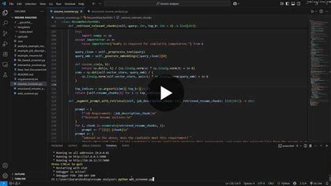 Ai Resumescreening Recruitmenttech Nlp Machinelearning Python