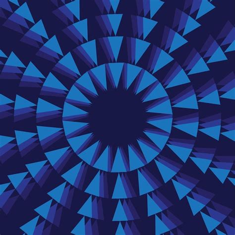 Free Vector Blue Triangel Circle Pattern Background Premium Vector