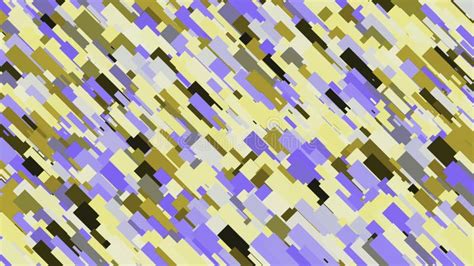 Abstract Moving Geometric Shapes Animation Multicolored Abstract Background With Flickering