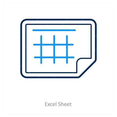 Premium Vector Excel Sheet And Excel Icon Concept