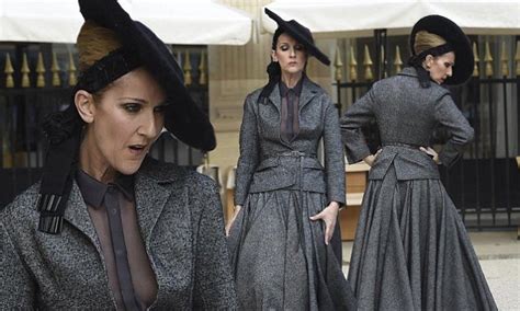 Celine Dion Poses Up A Storm In See Through Top Daily Mail Online