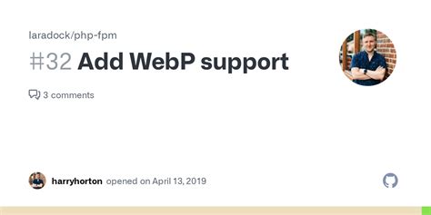 Add Webp Support · Issue 32 · Laradockphp Fpm · Github