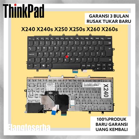 Jual Keyboard Laptop Lenovo Thinkpad X240 X240s X250s X250 X260 X260s Shopee Indonesia
