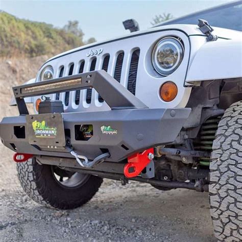 Jk Wrangler Winch Bumper Stubby Ironman Winch Bumper