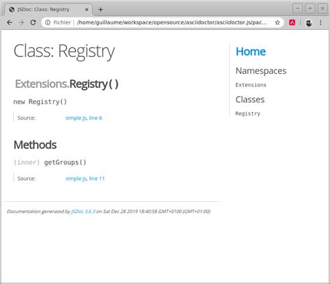 Declare A Class In A Namespace Using Dot Issue Documentationjs Documentation GitHub