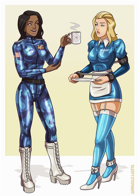 TW Pornstars Sleepystephbot Twitter Comm For Undertook On DA Of Two Characters From Command