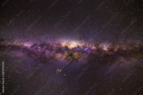 Milky Way Without Any Light Pollution Photographed In Namibia Stock