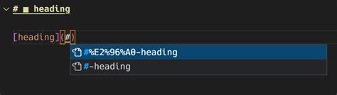Suggestions Of Link References For Headings That Contain Multibyte Characters Display Encoded