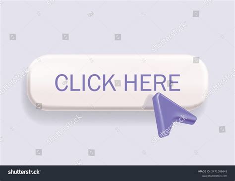 Button Click 3d Icon Arrow Cursor Stock Illustration 2471089641 Shutterstock