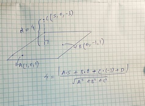 Linear Algebra Write The Equation Of A Plane Passing Through Points