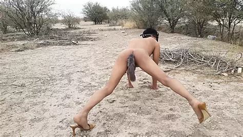 Cute Trans Slut Naked In Public With Very Hot Transparent Heels Butt Plug And Hard Penis XHamster