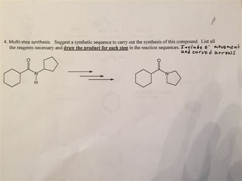 solved multi step synthesis suggest a synthetic sequence to