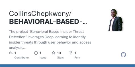 Issues · Collinschepkwonybehavioral Based Insider Threat Detection