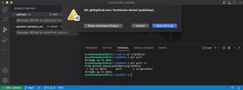 vs code fails to authenticate with github via source control · issue
