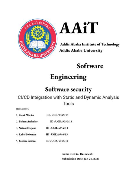 Ci Cd Integration With Static And Dynamic Analysis Tools Pdf
