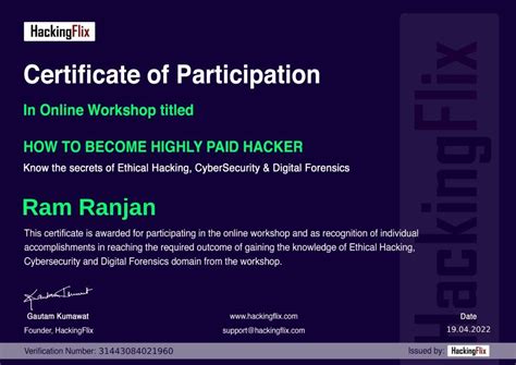 Ram Ranjan On Linkedin Cybersecurity Hackingfix Ethicalhackingonlinetraining Onlinetraining