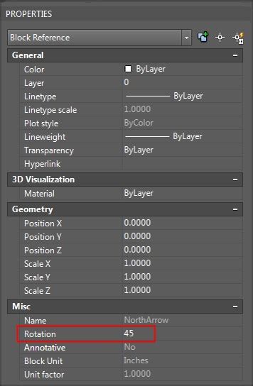 solved autocad command to reset block rotation angle to zero