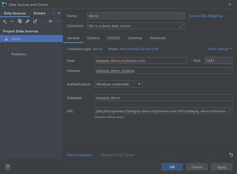 Configure Datagrip For Mssqlmd · Github