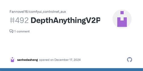 DepthAnythingV2Preprocessor · Issue #492 · Fannovel16/comfyui_controlnet_aux · GitHub
