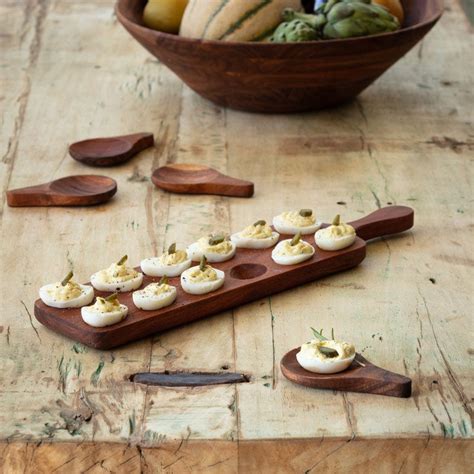 Wooden Deviled Egg Board Cotton And Crete