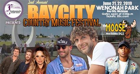 2nd Annual Bay City Country Music Festival at Wenonah Park in Bay City, MI - National Rock Review