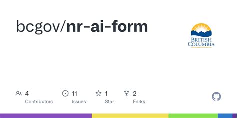 GitHub Bcgov Nr Ai Form