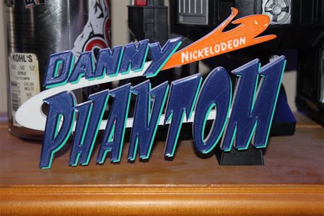 Danny Phantom 3d Printed Logo Art Etsy