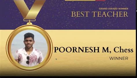 Poornesh C Mogaveera On Linkedin Talentgum Chess 17 Comments