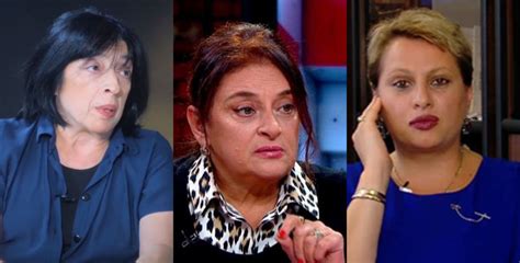 გარეთ გავედი ვხედავ ქუჩის ერთ მხარეზე ქსათუნა ქსოფერია კივის მეორე მხარეზე ლალი მოროშკინა