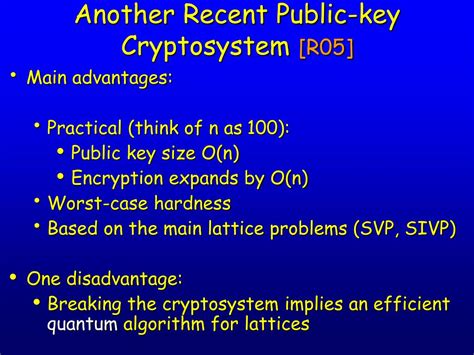Ppt Lattice Based Cryptography Powerpoint Presentation Free Download Id2973788