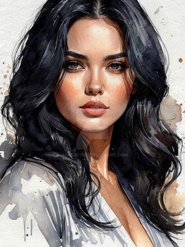 Artnumerique Brunette Hot Girl Jeans By Kurthds On Deviantart