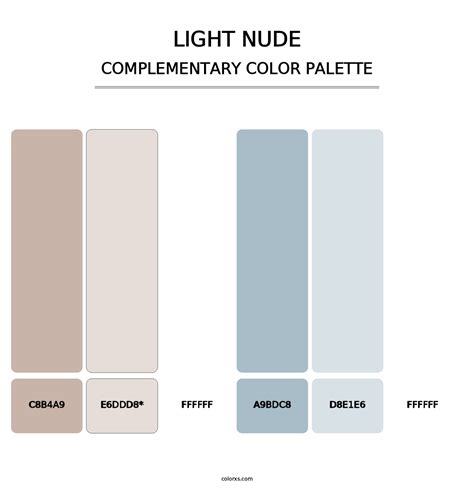 Light Nude Color Palettes Colorxs