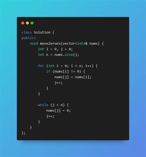 How To Move Zeros Using Leetcode Md Mahfuz Hossain Posted On The