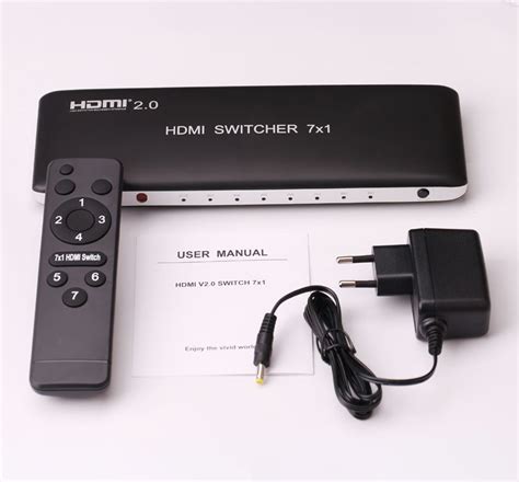 Hub Switch Splinter Hdmi 2 0 4k 60hz 7 Portas Nyo Tech Games