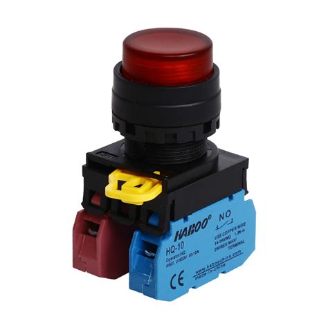 High Head 22mm Idec Similar Reset Ip65 Plastic Push Button Switch China Illuminated Push